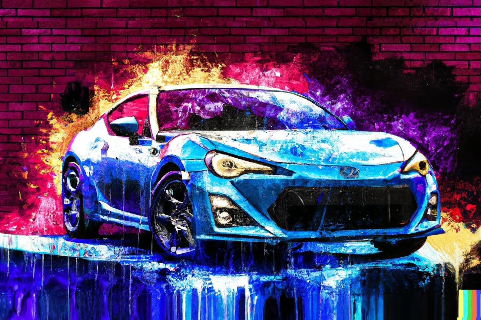 JDM Tuner Toyota Gr86/subaru BRZ Splash Poster - Etsy