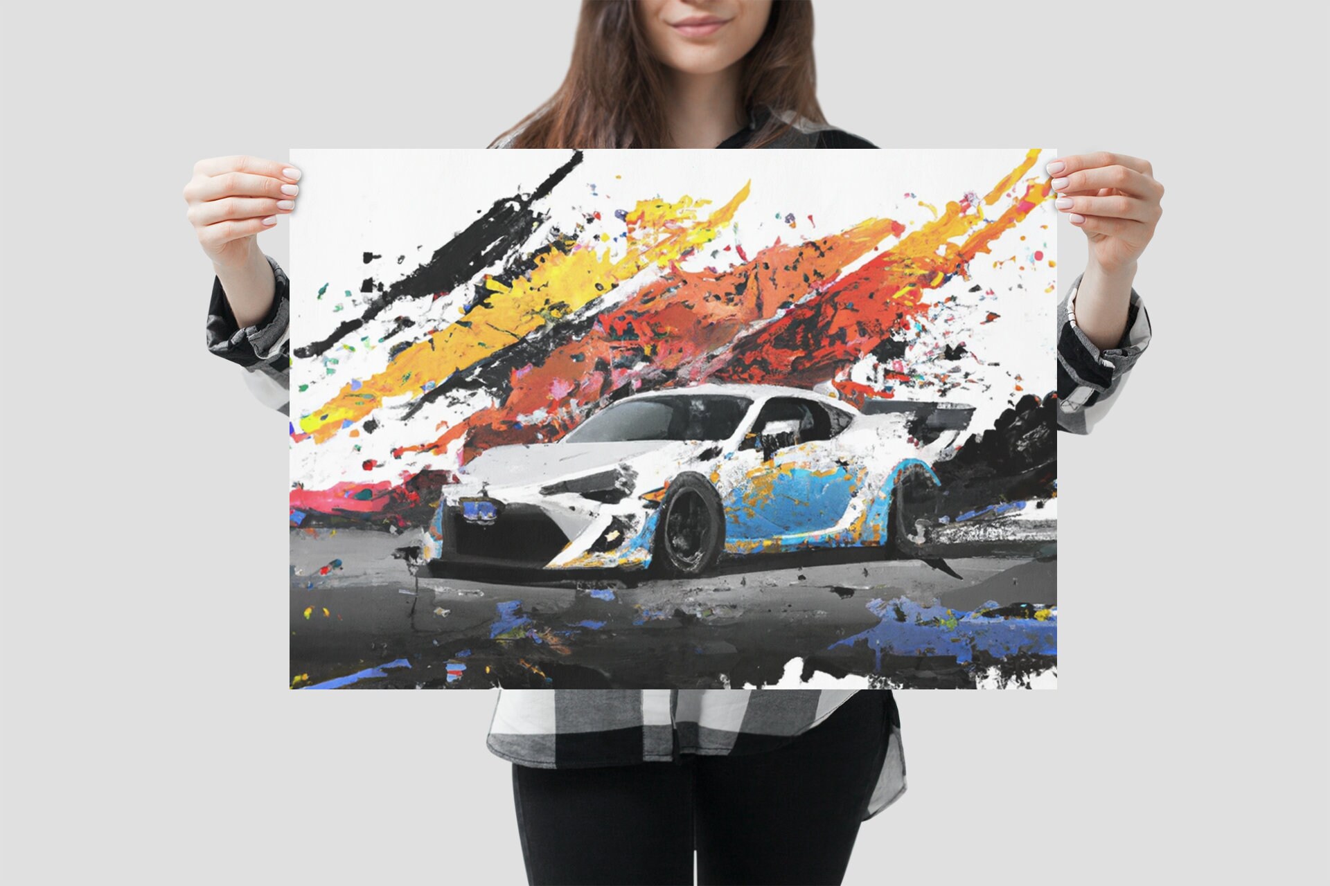 Drift Series Toyota Gr86/subaru BRZ Splash Poster - Etsy