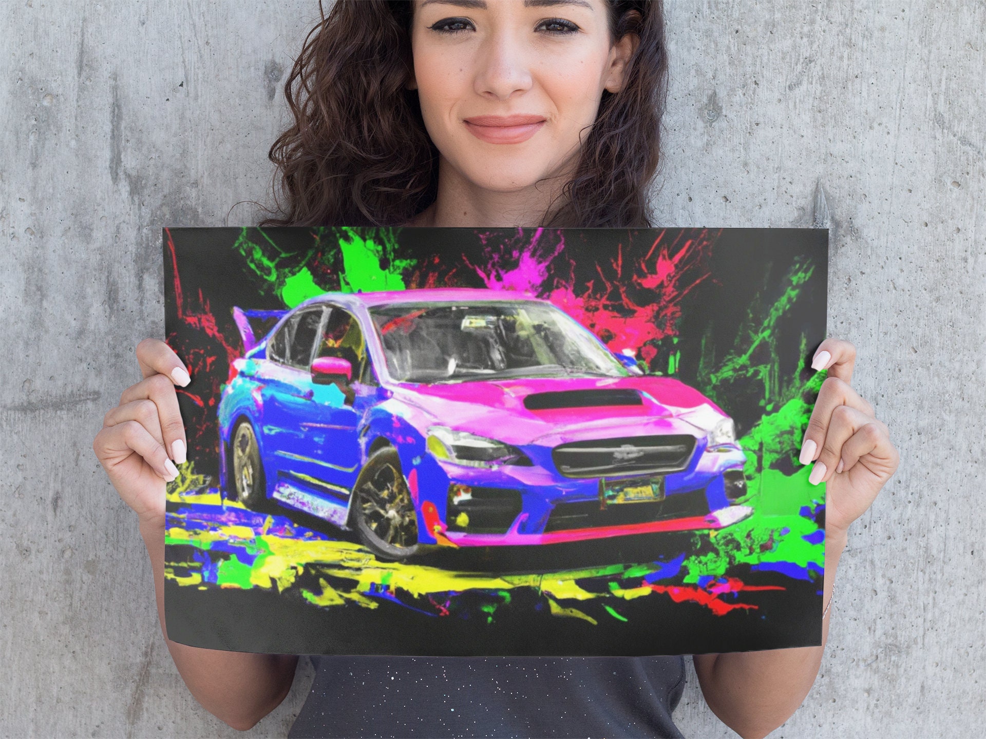 JDM Tuner Subaru WRX Splash Poster - Etsy