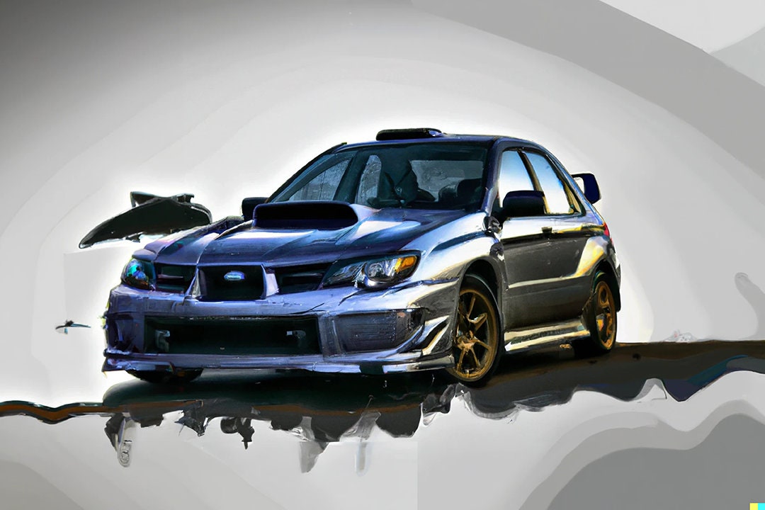 Drift Series Subaru WRX Splash Poster - Etsy