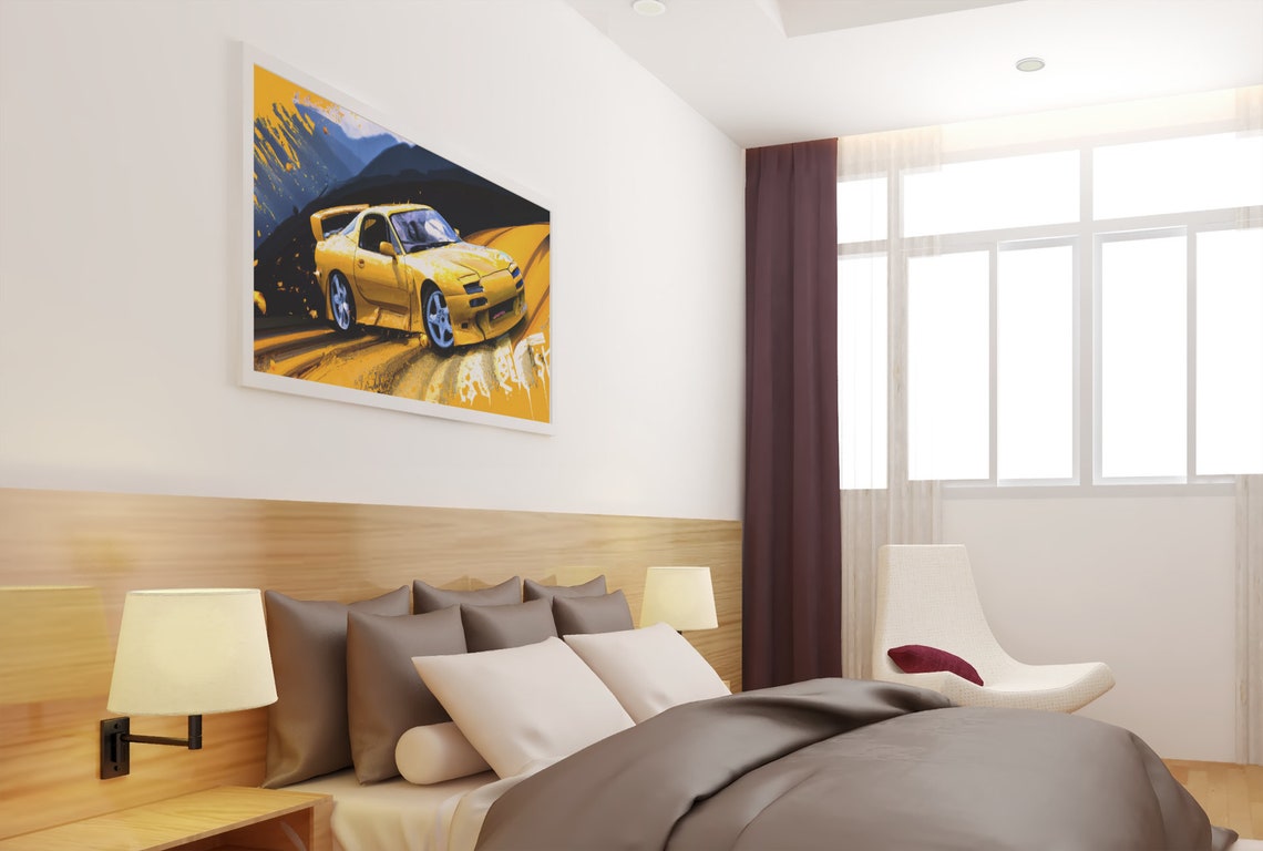 Drift Series Mazda RX7 FD3S Splash Poster - Etsy