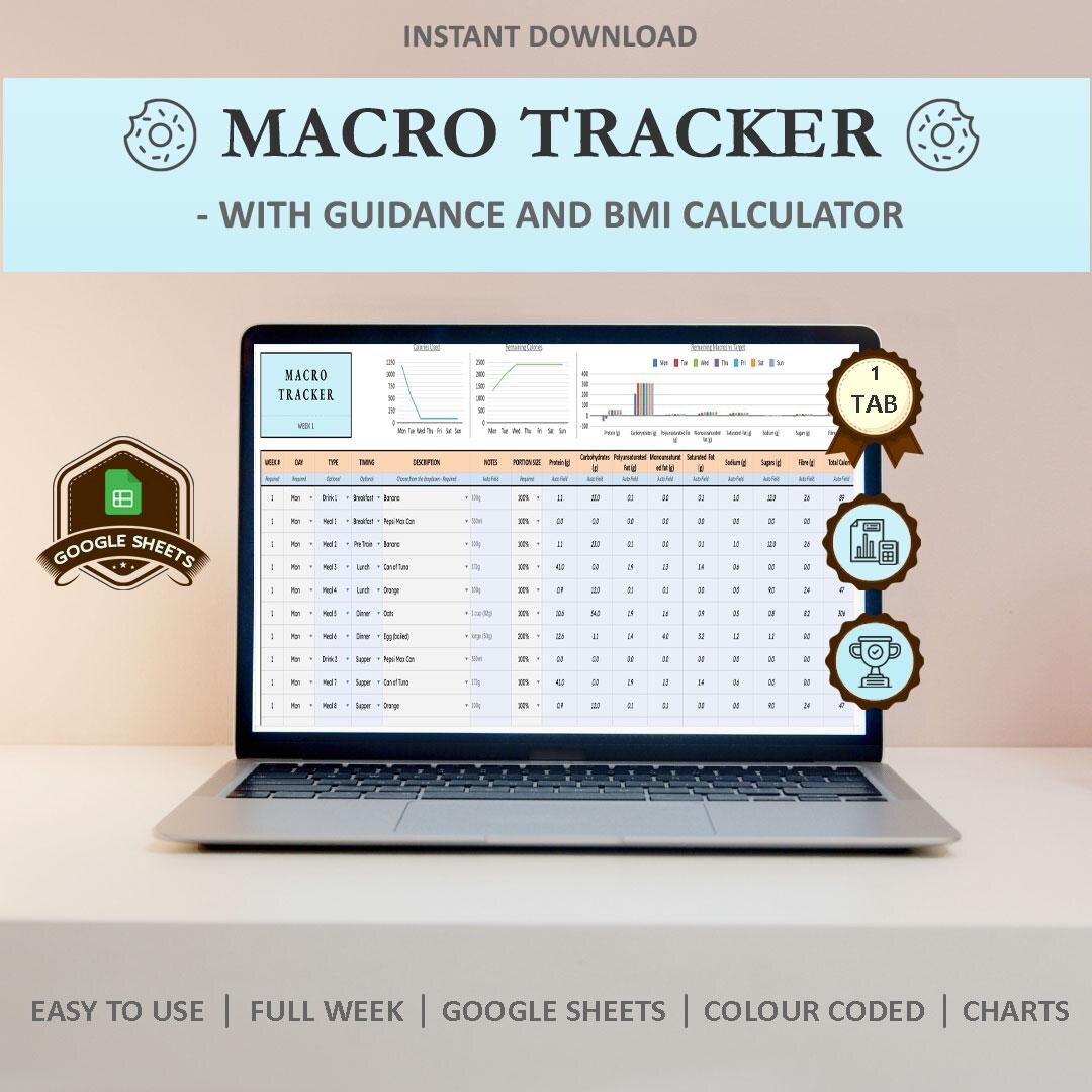 Macro Tracker | Calorie and Nutrition Tracking | Meal Database | BMI ...
