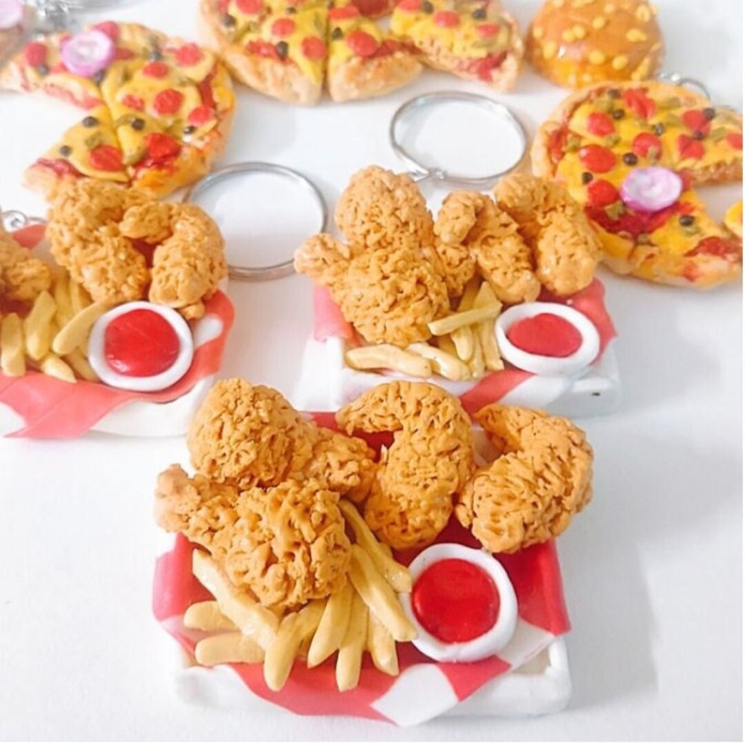 Chicken Leg Keychain Kfc Keychain Food Keychain Fried - Etsy Canada