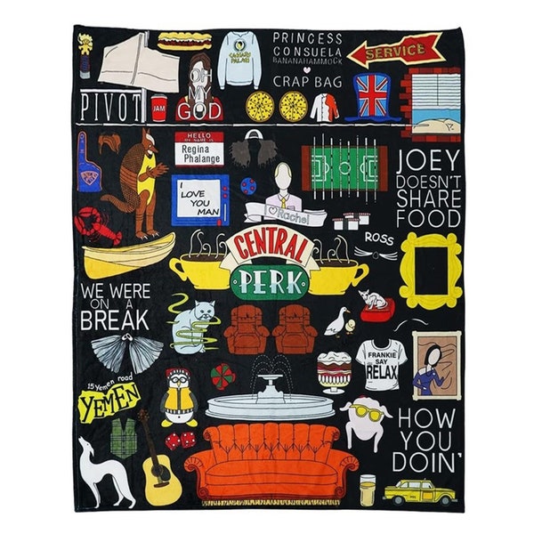 Friends Blanket Tv Show - Etsy