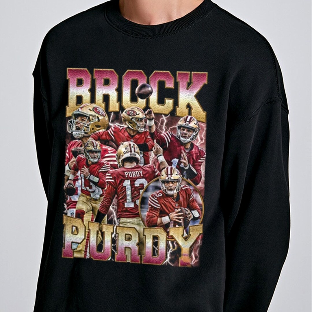 Brock Purdy 90s Vintage Bootleg Style Football Tshirt Brock Purdy ...