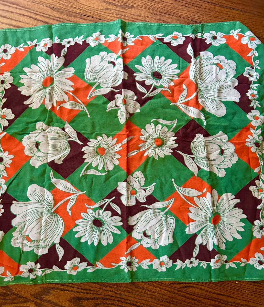 Vintage 1940 Head Scarf - Etsy