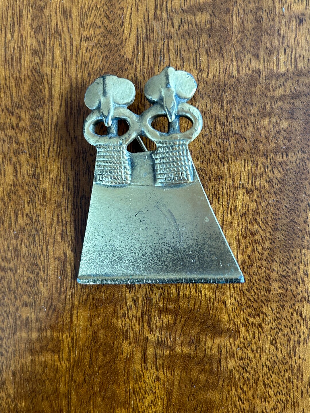 Brass Twins African Pin - Etsy