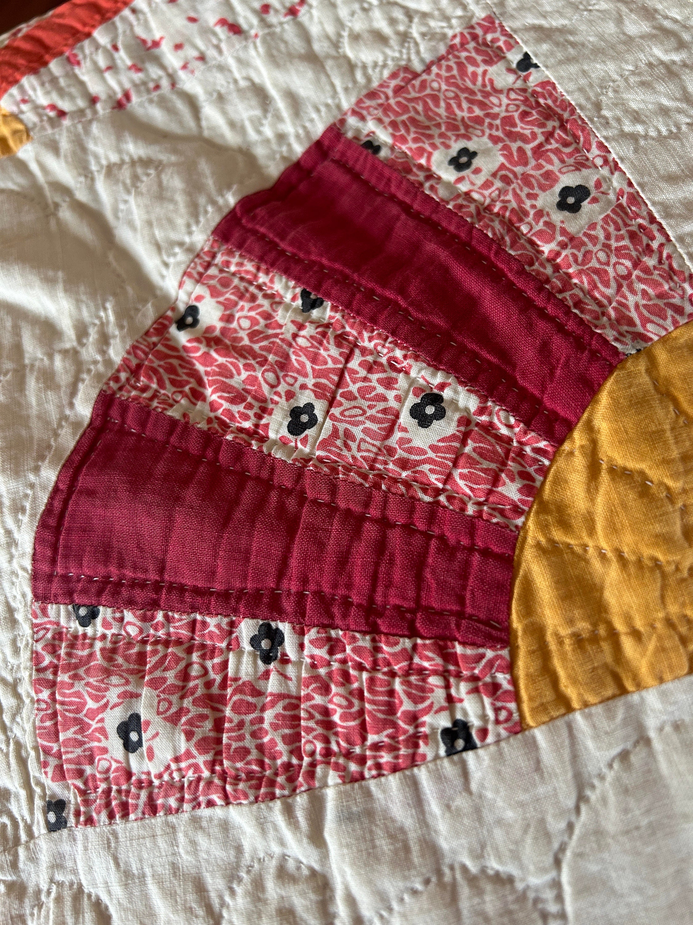 Cotton Fan Quilt Vintage - Etsy