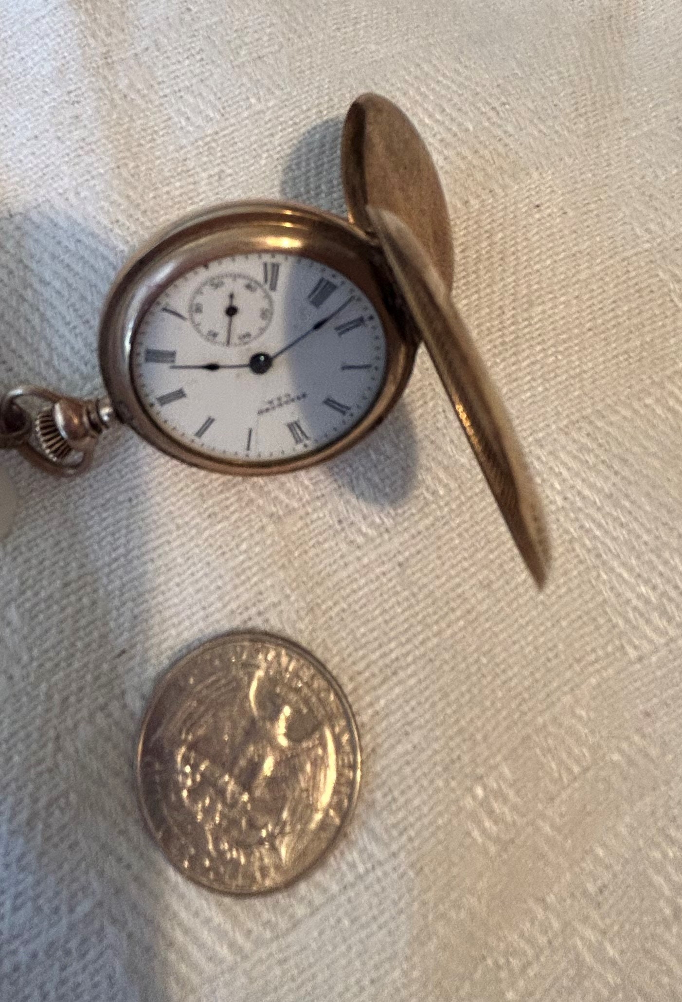 Gold Filled Pocket Watch - Etsy