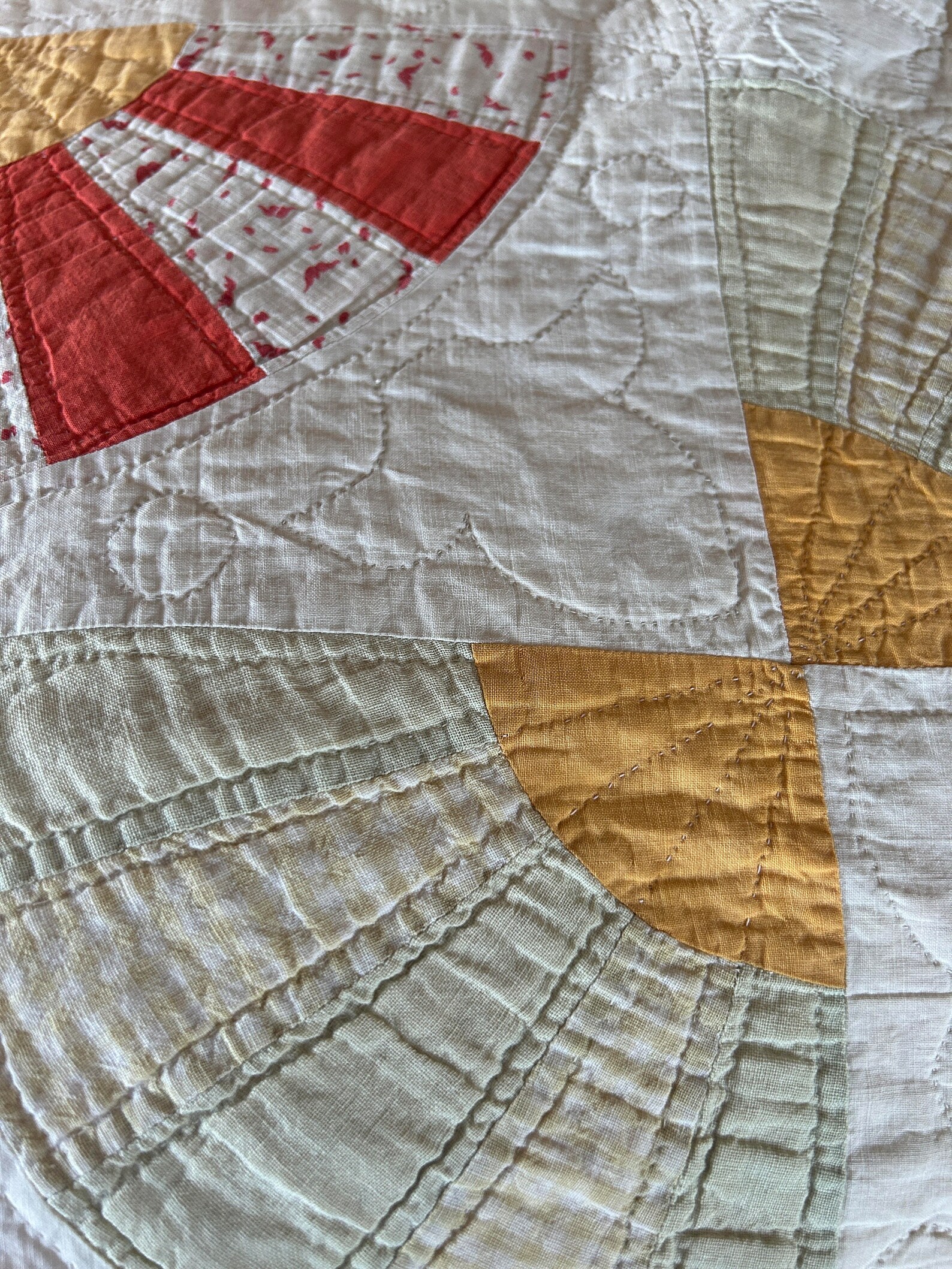 Cotton Fan Quilt Vintage - Etsy