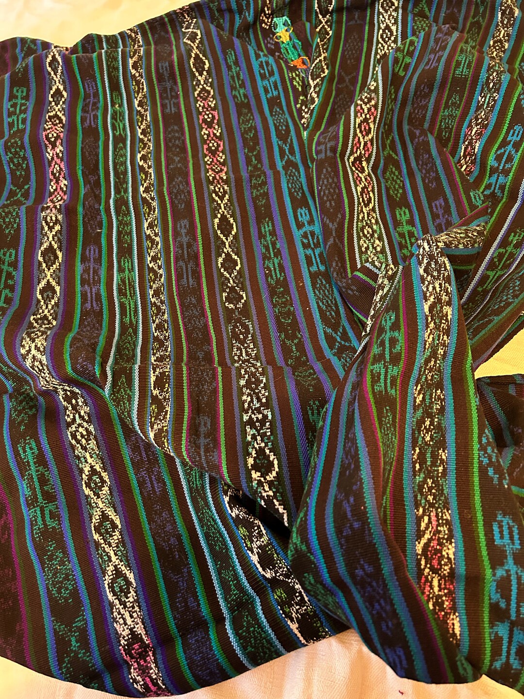 Guatemalan Woven Cotton Table Cloth - Etsy