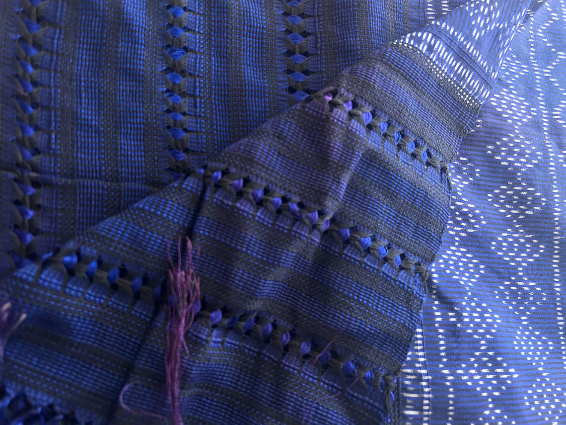 Vintage Silk Mexican Rebozo - Etsy