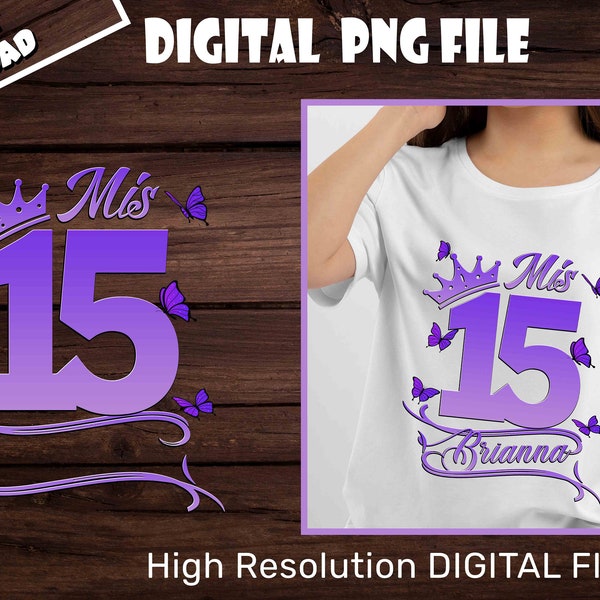 Mis Quince Png - Etsy