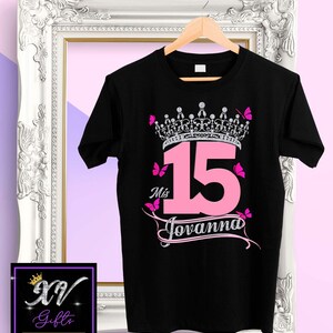 Mis Quince 15 Shirts | Quinceañera Gift | Gif Ted | Quinceanera Shirts ...