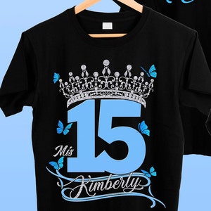 Mis Quince 15 Shirts | Quinceañera Gift | Mis 15 Shirts | Camiseta ...