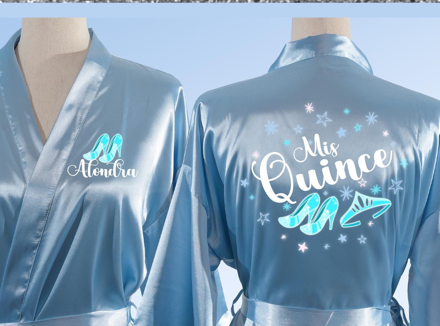 Mis Quince Robe | Robe Quinceañera | Robe LIGHT BLUE | Quinceañera Gift ...