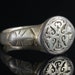 Early Islamic Oval-shaped Ring With Floral Ornament Ancient Rare Signet ...