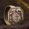 Early Islamic Oval-shaped Ring With Floral Ornament Ancient Rare Signet ...