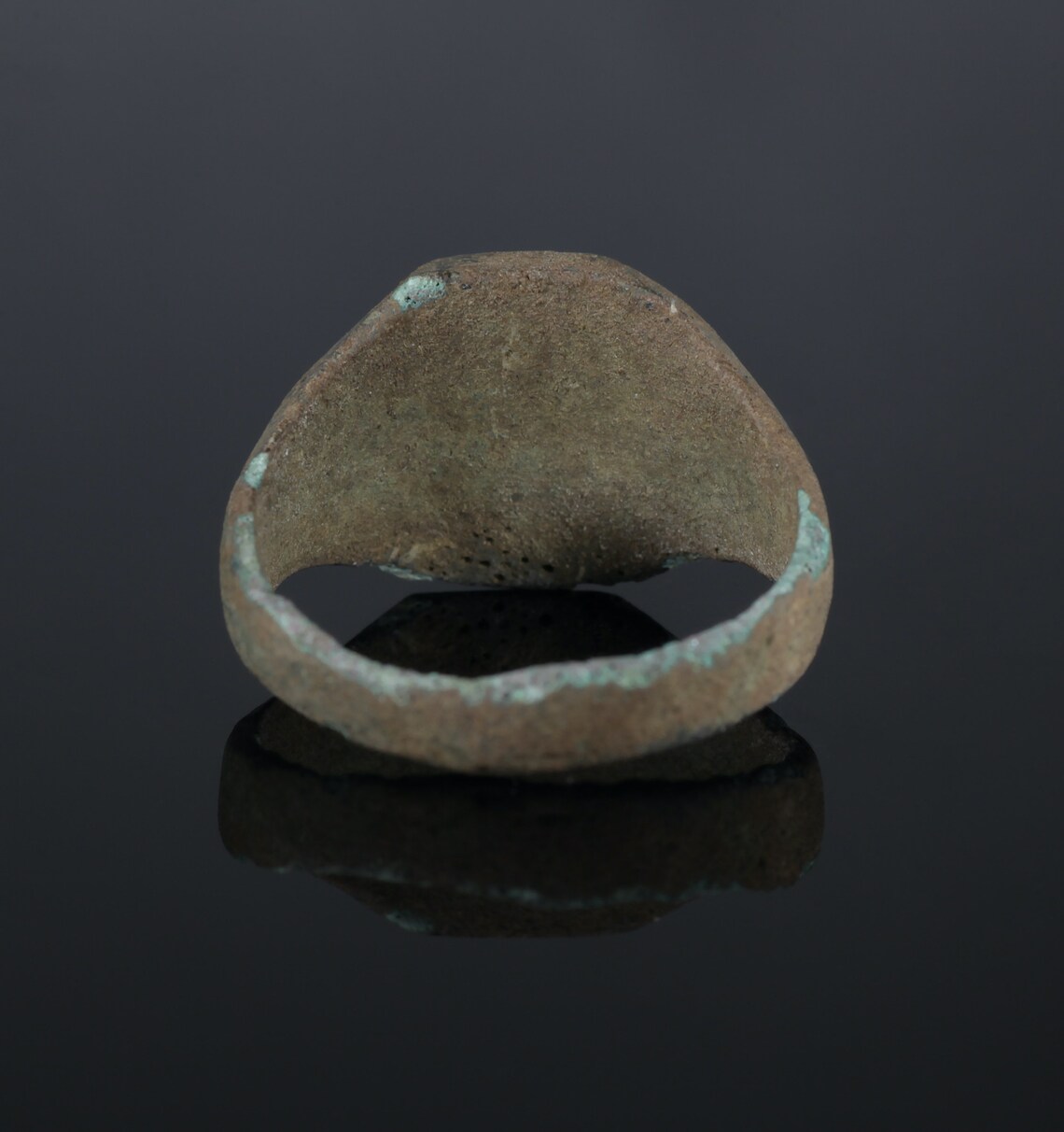 Engraved Original Ancient Ring. Warrior With A Sprout. Medieval Man ...