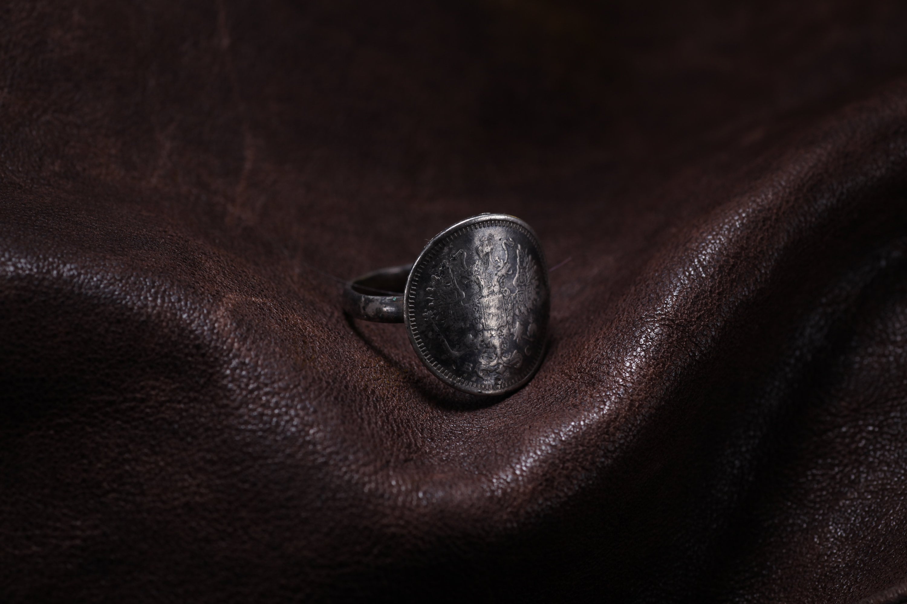 Ancient Coin Ring Russian Empire Coin Ring Ancient - Etsy