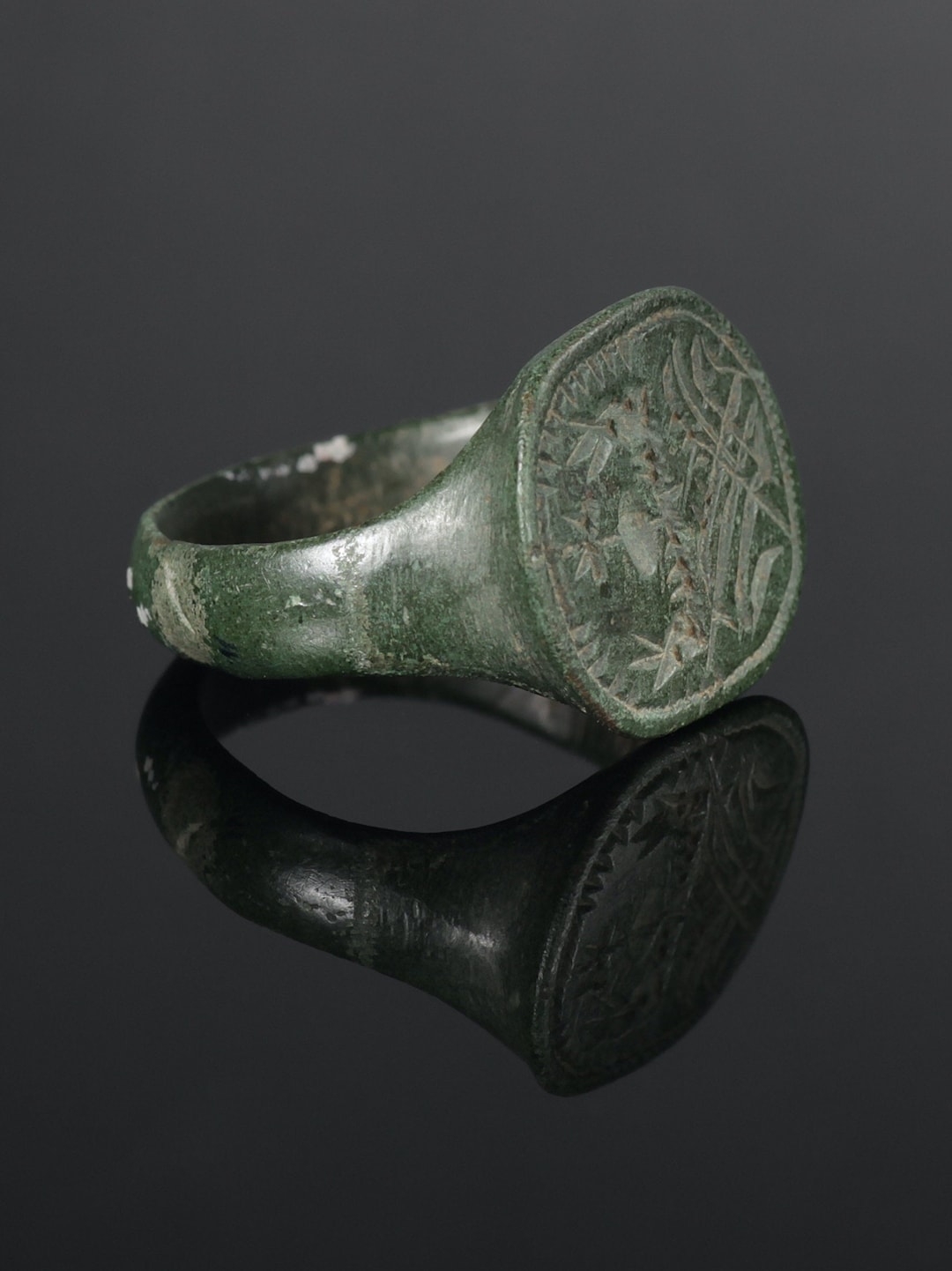 Signet Ring Medieval Bronze Church Vintage Jewelry Unique Ancient Ring ...