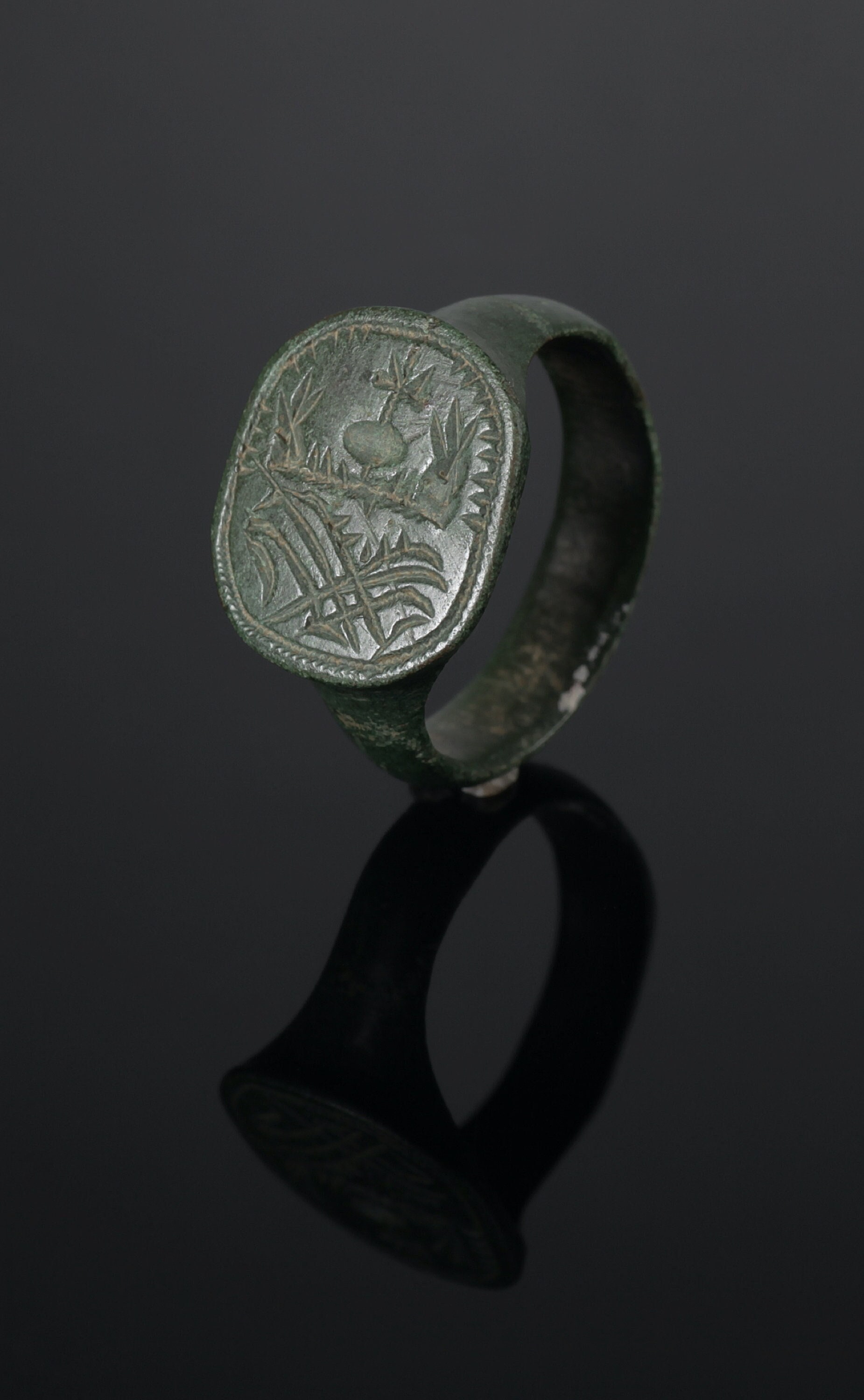 Signet Ring Medieval Bronze Church Vintage Jewelry Unique Ancient Ring ...