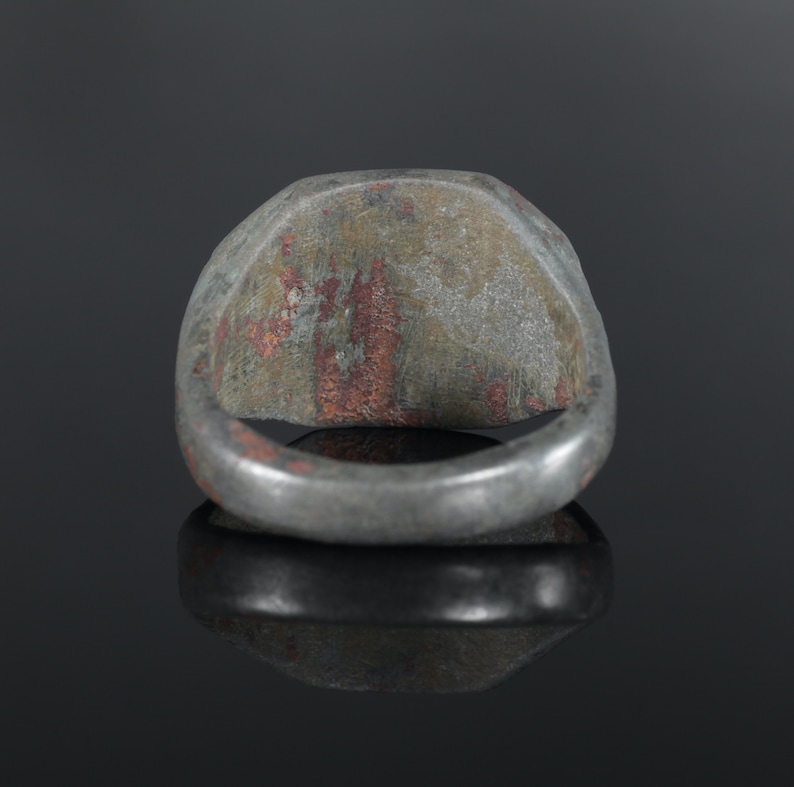 Signet Ring of A Trader With Name Antique Signet Ring With the - Etsy