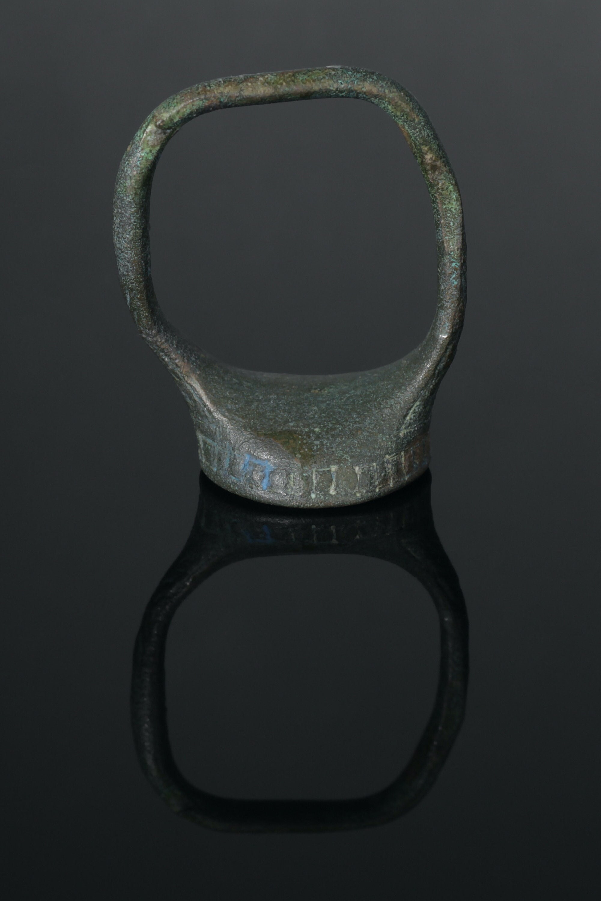 Bronze Ring Genuine Medieval Bird Ring Ancient Engraved Signet Ring ...