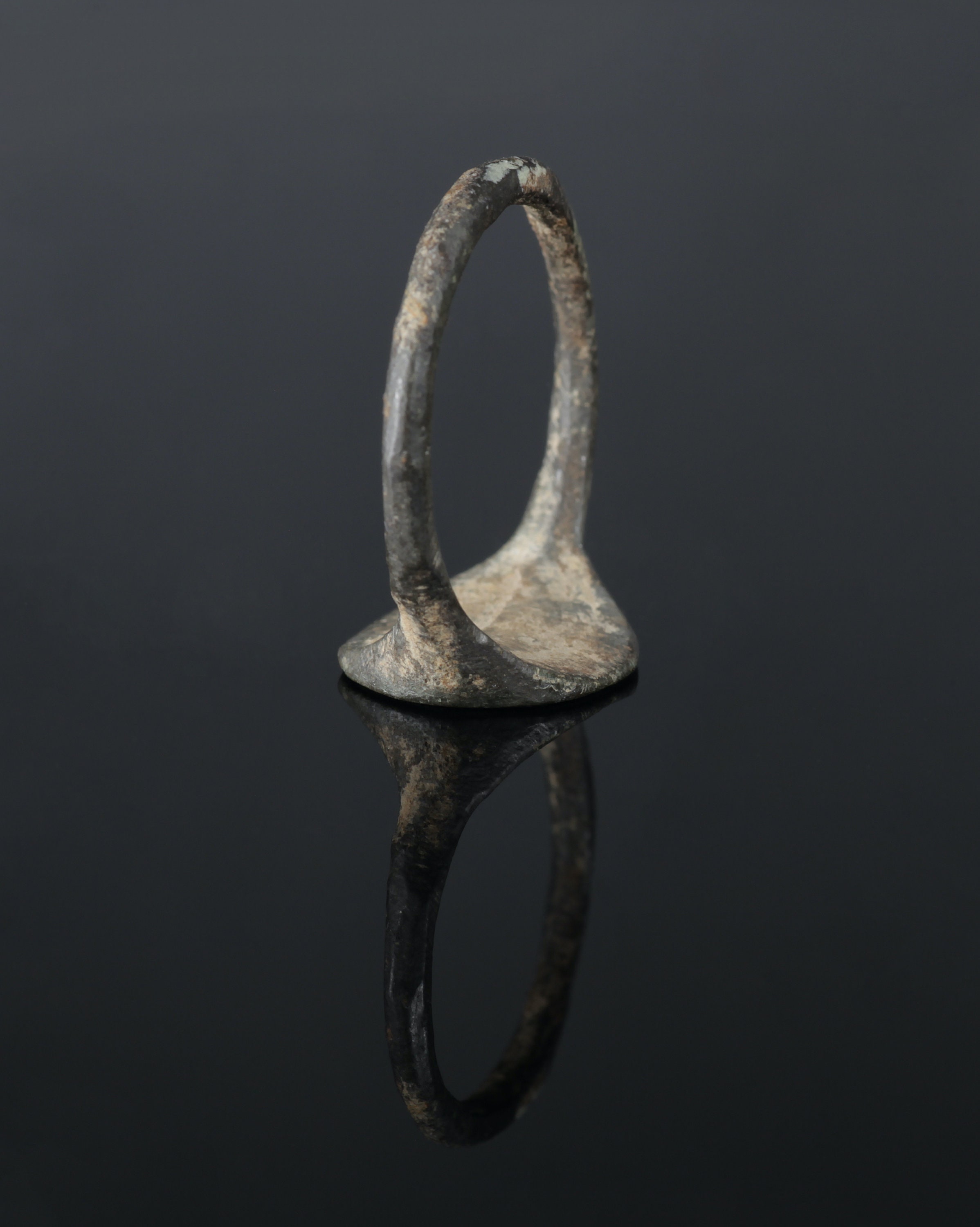 Medieval Warrior Ring Beast Against Archer Engraved Unique Old Ring ...