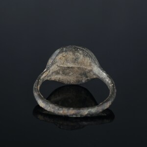 Medieval Warrior Ring | Beast Against Archer | Engraved Unique Old Ring ...