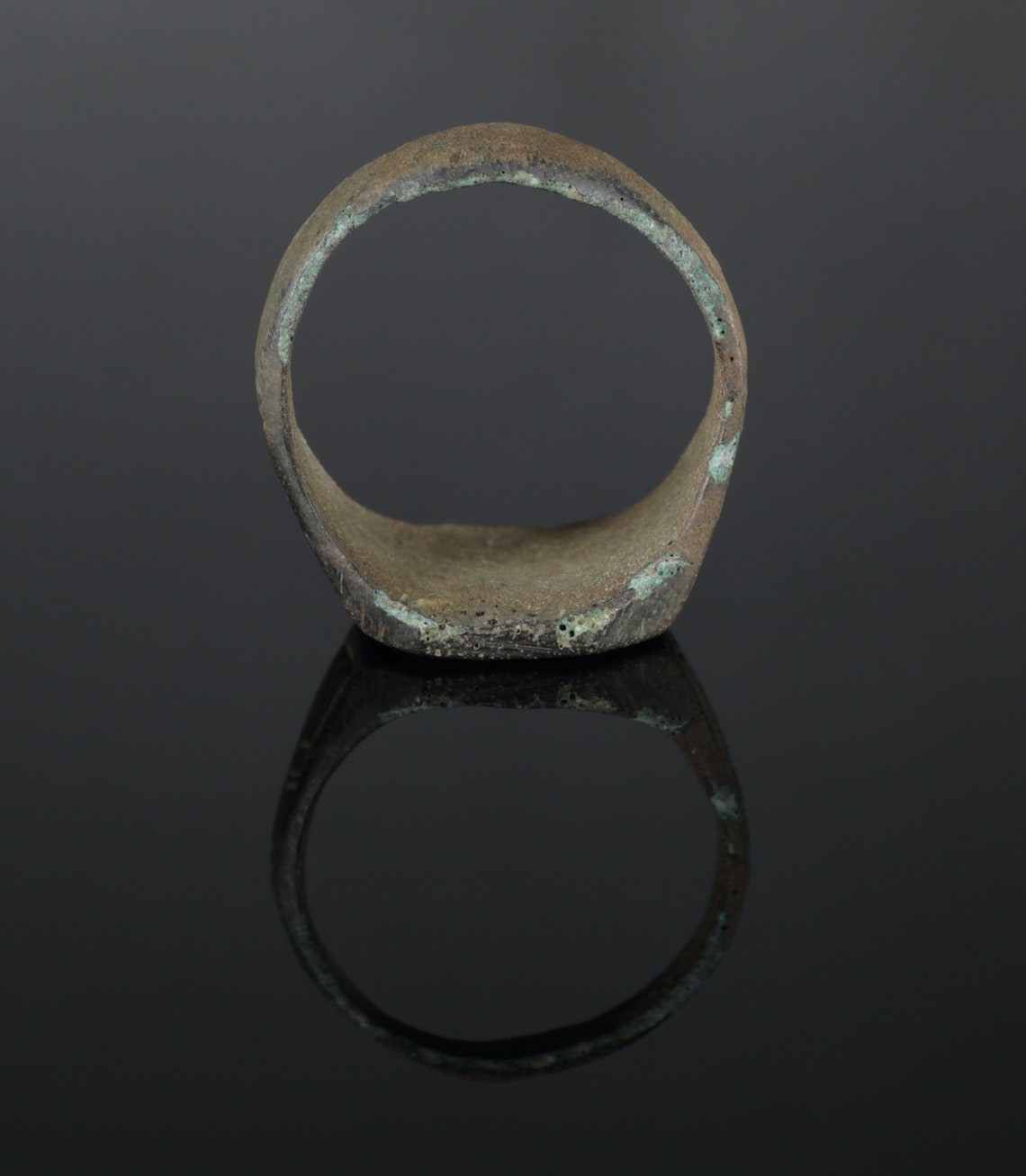 Engraved Original Ancient Ring. Warrior With A Sprout. Medieval Man ...