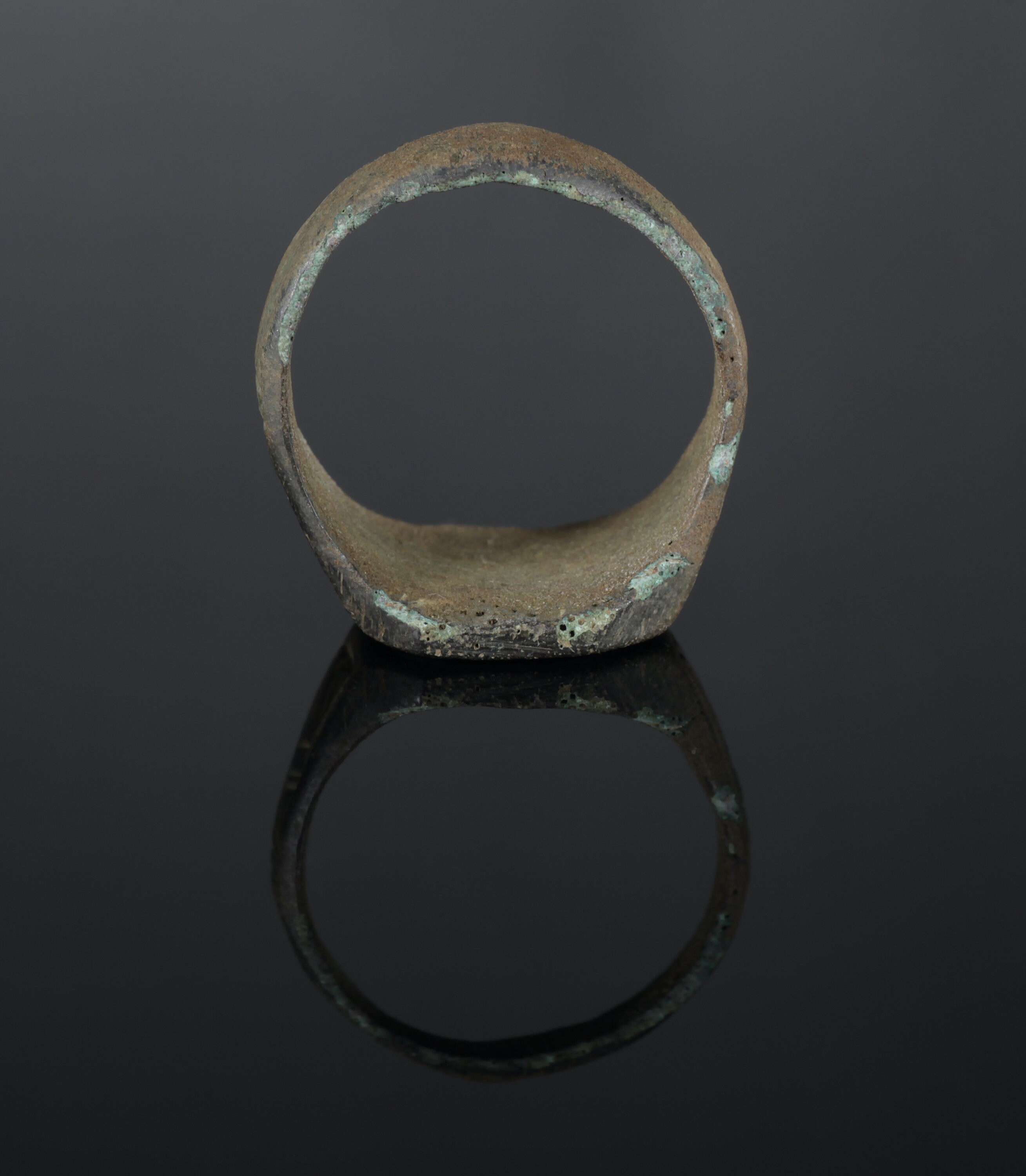 Engraved Original Ancient Ring. Warrior With A Sprout. Medieval Man ...