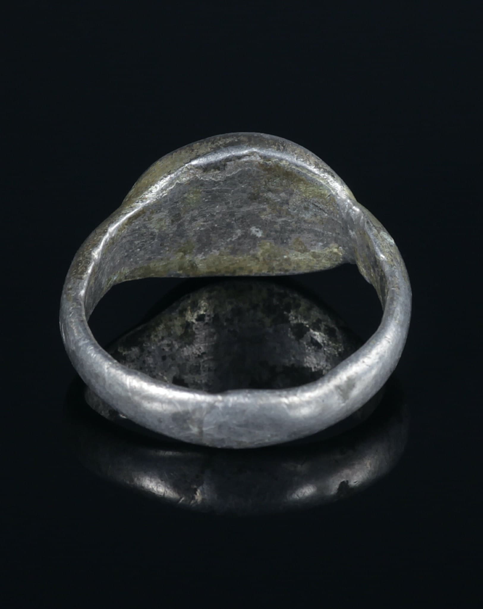 Medieval Silver Signet Ring With Beast Head Engraving - Etsy