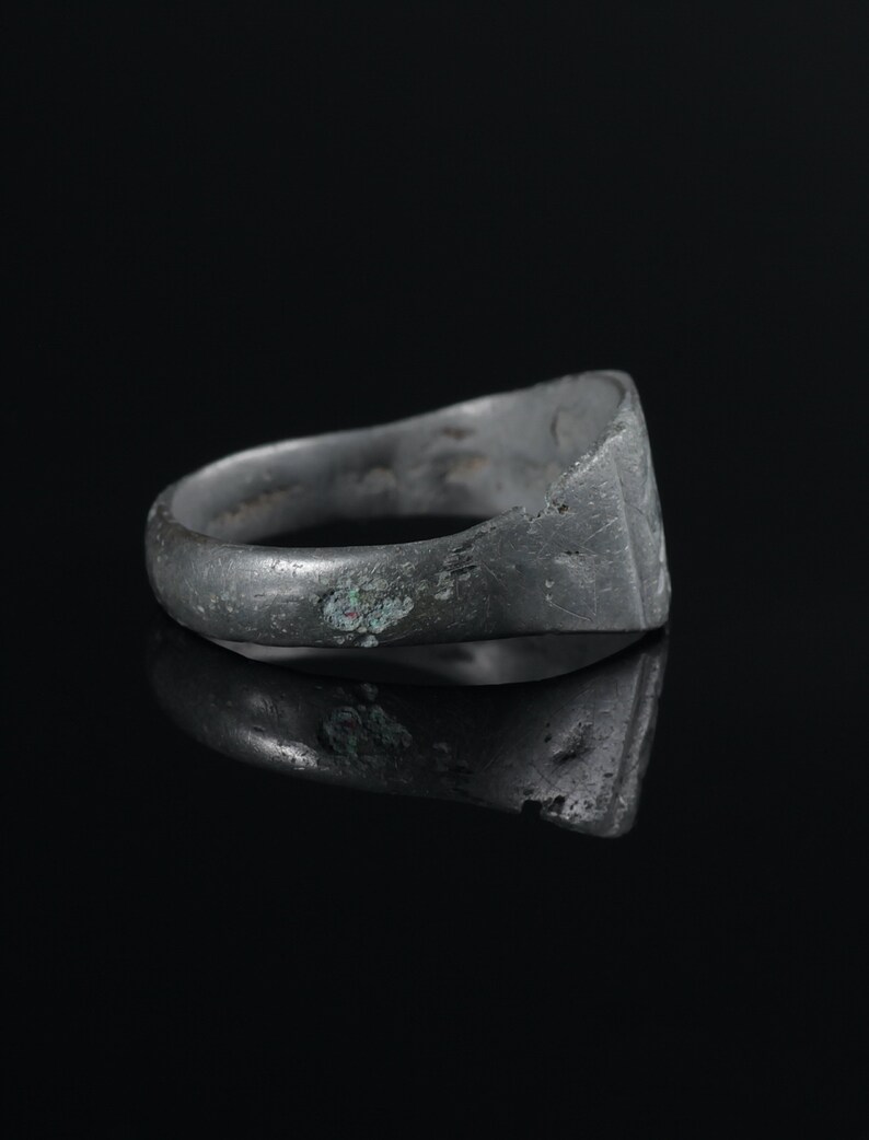 Medieval Bronze Signet Ring, Agrarian Theme, Antique Artifact - Etsy