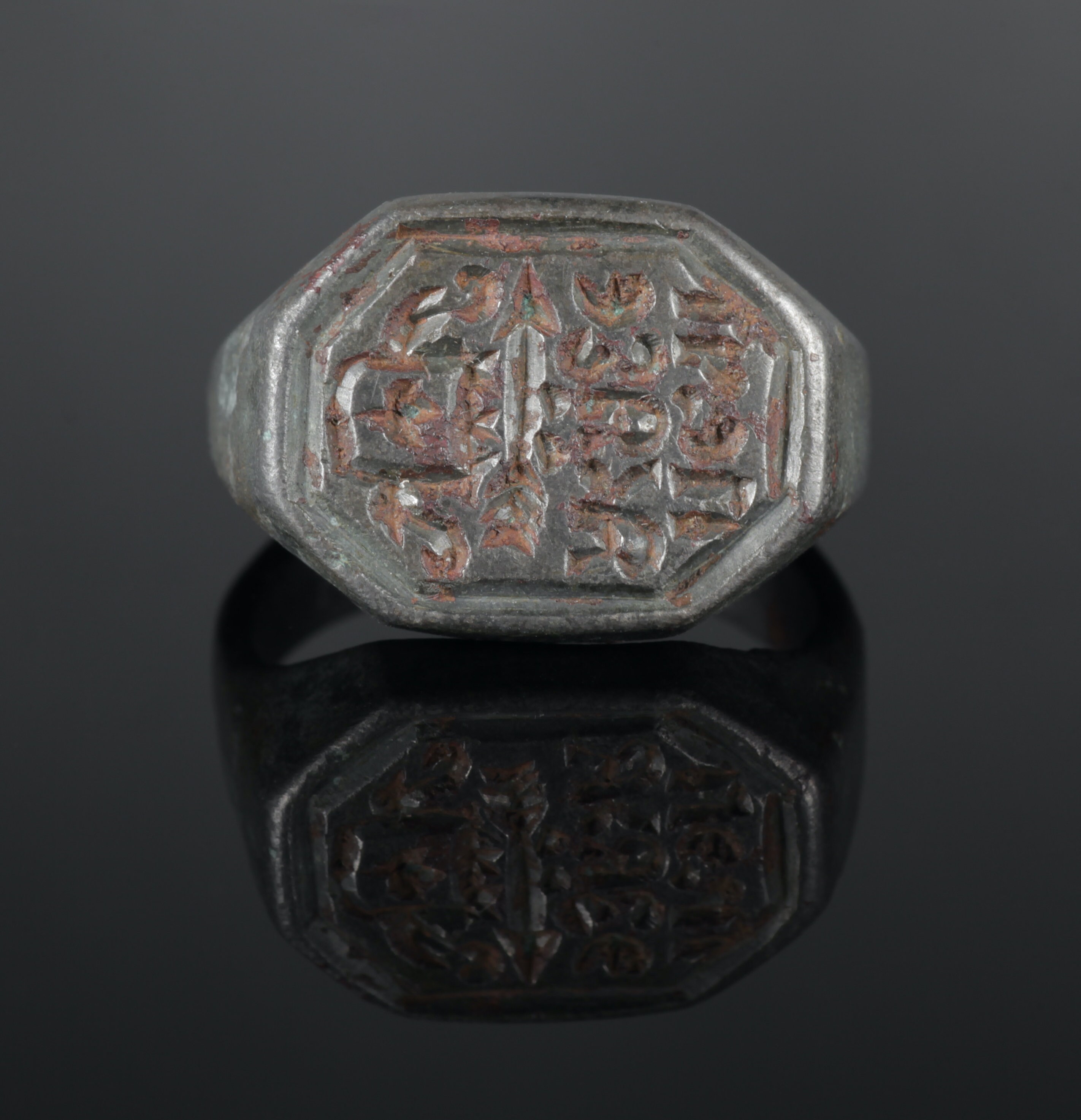 Signet Ring of A Trader With Name Antique Signet Ring With the - Etsy