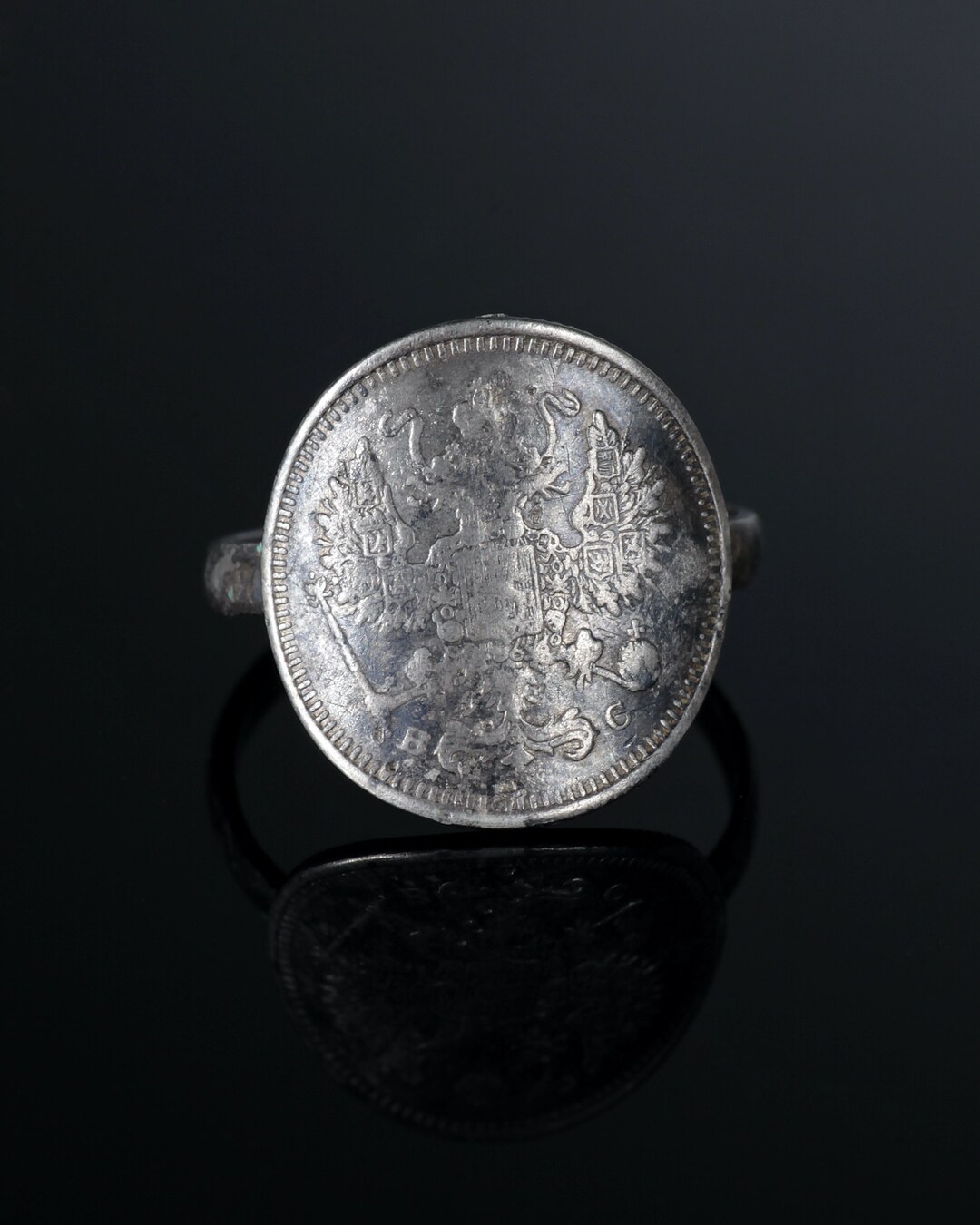 Ancient Coin Ring | Russian Empire Coin Ring | Ancient Artifact ...
