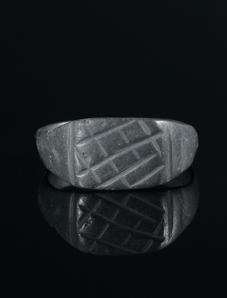 Medieval Bronze Signet Ring, Agrarian Theme, Antique Artifact - Etsy