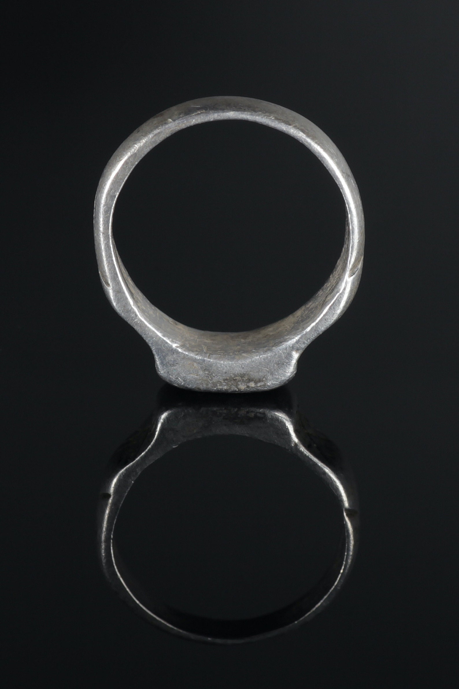 Vintage Silver Signet Ring, Medieval Floral Engraved Artifact - Etsy
