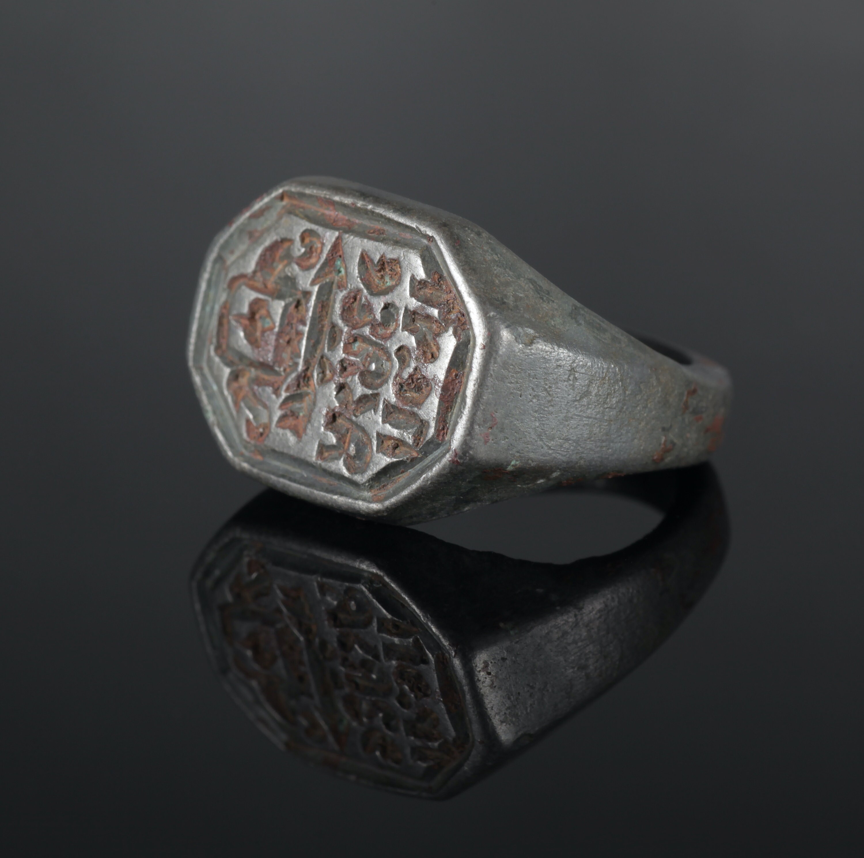 Signet Ring of A Trader With Name Antique Signet Ring With the - Etsy