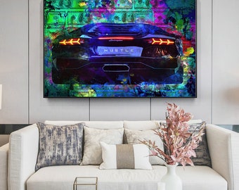 Lambo Painting - Etsy