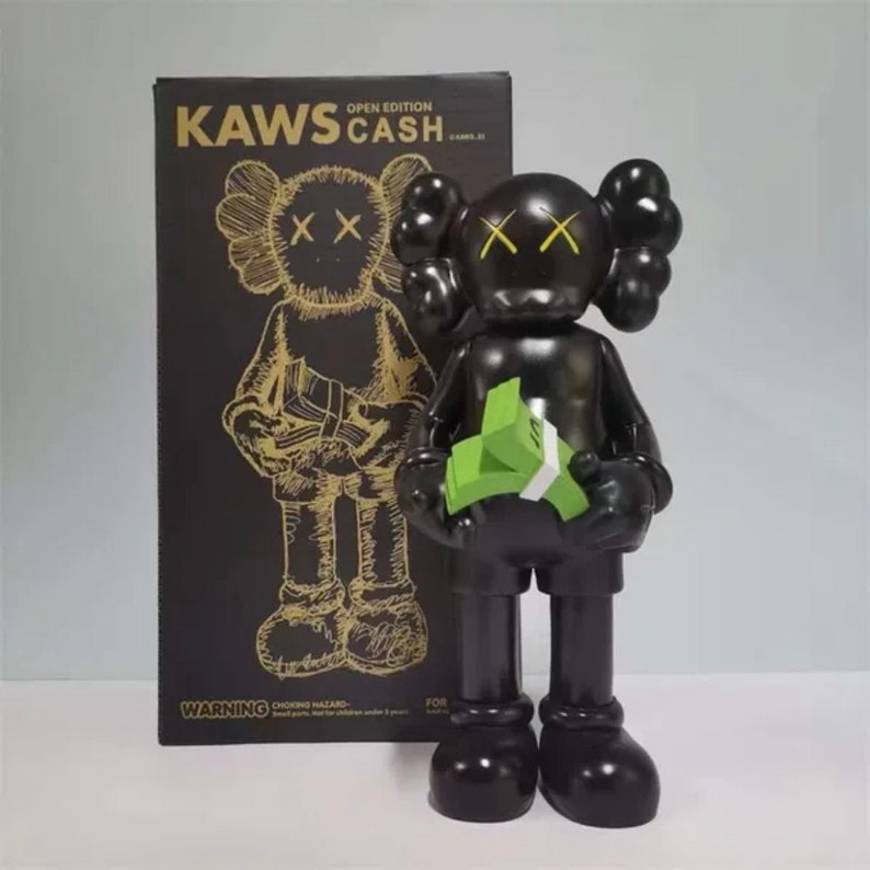 Handmade Kaws Bearbrick Holding Cash Decorative Action Figures - Etsy UK