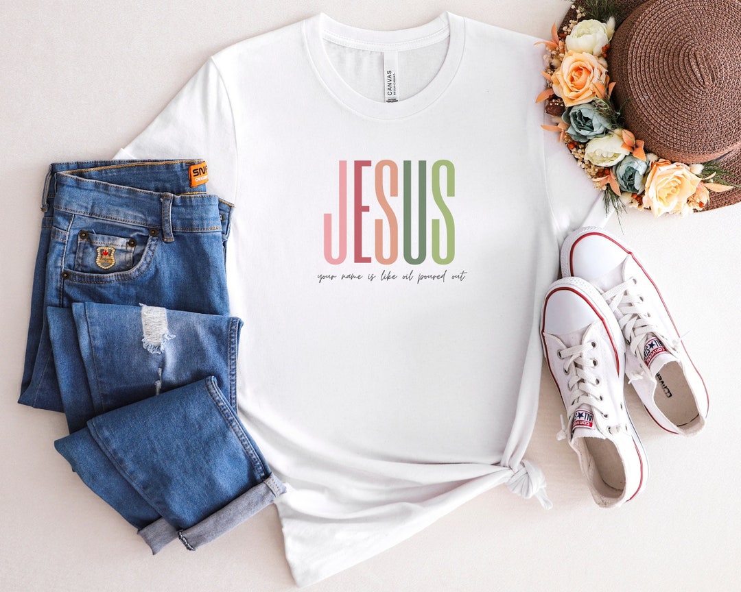 Christian Merch T-shirt Jesus Shirt Religious Gifts for Christian ...