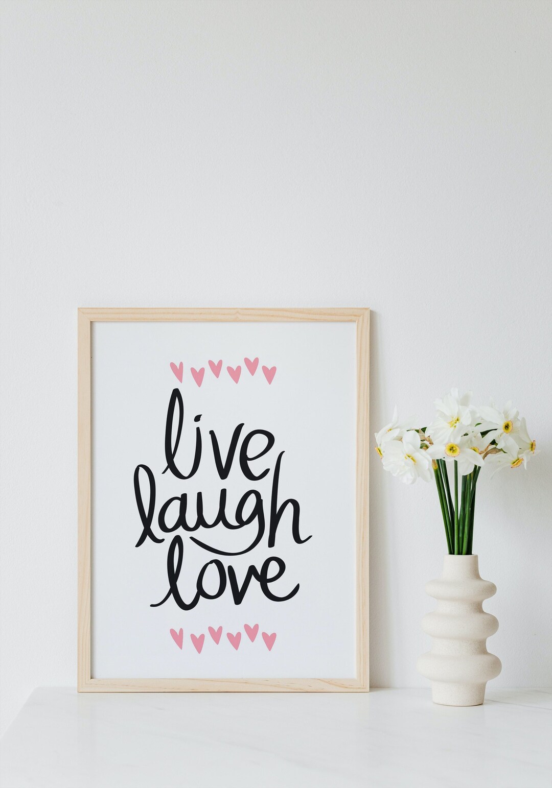 Poster Live Laugh Love Wall Art Home Download - Etsy