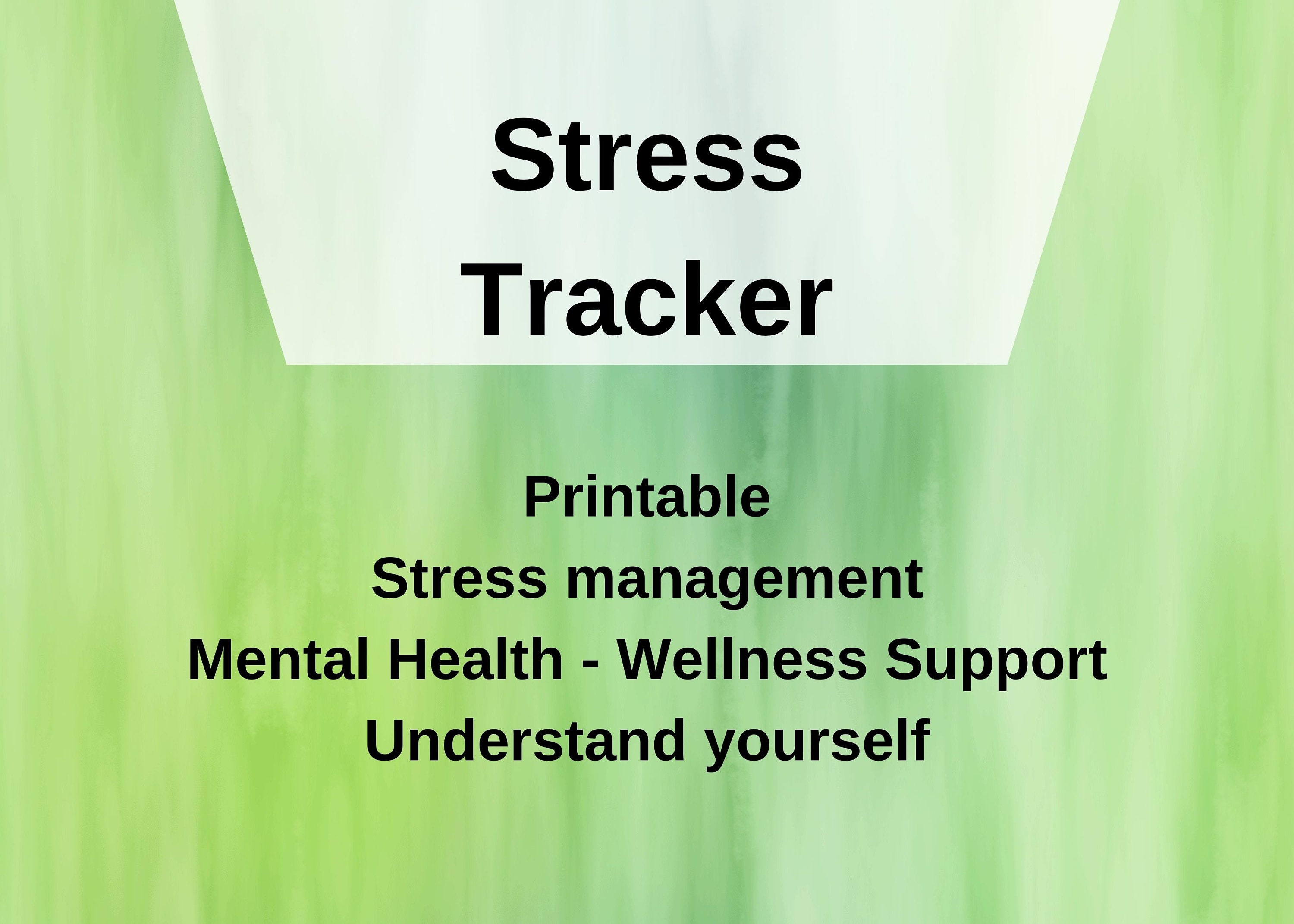 Printable Stress Tracker, Psychology Store, Mental Health, Worksheet ...