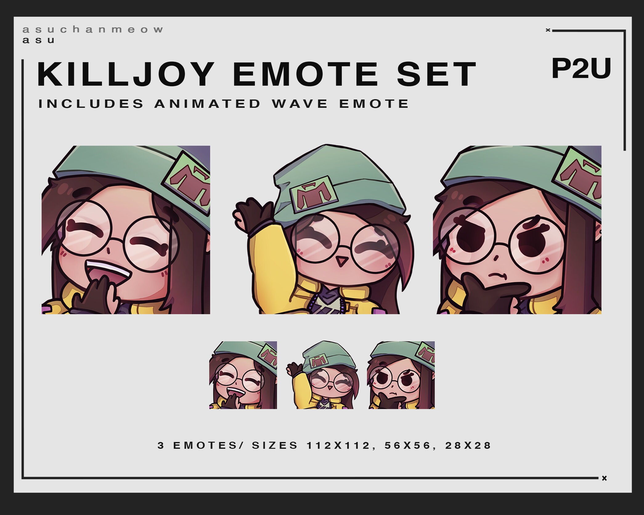 3x Killjoy From Valorant Emote Set Includes Animated Wave Emote ...