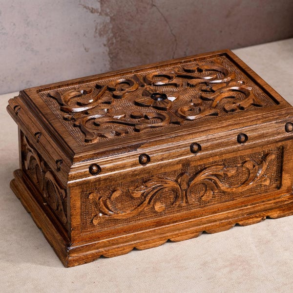 Carved Chest - Etsy