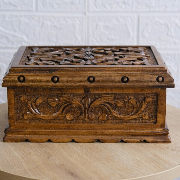 Carved Chest - Etsy