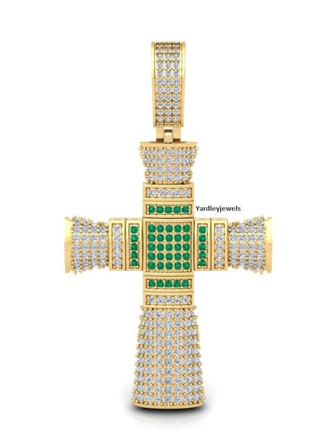 Custom Hip Hop Cross Pendant,925 Silver Iced Out Cross Pendant,vvs ...