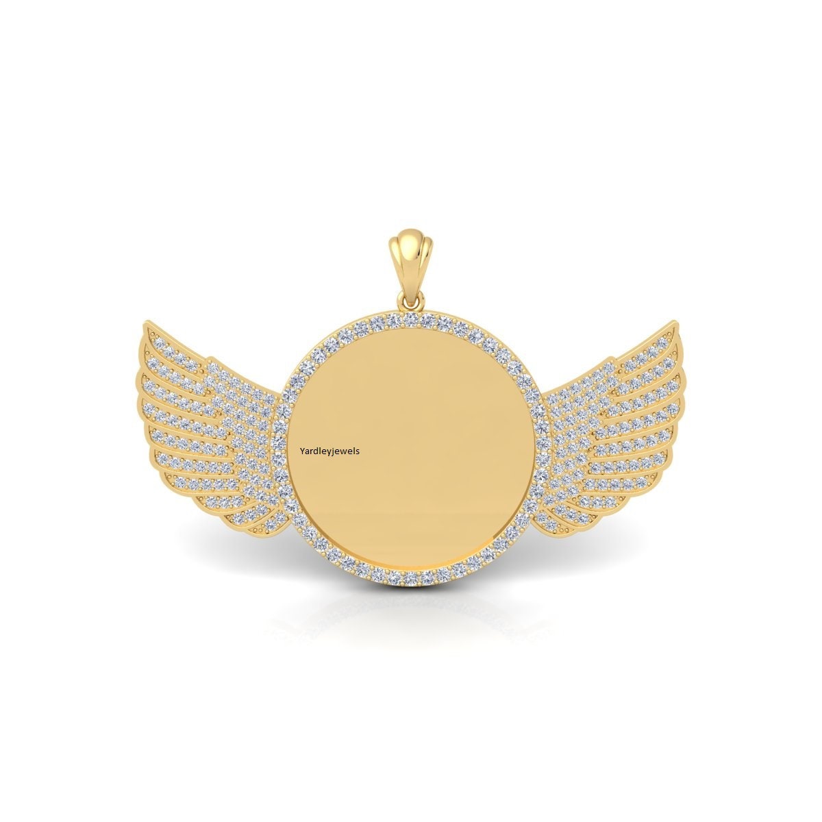 Custom Names & Logo Angel Wings Necklace, Dainty Wings Pendant ...