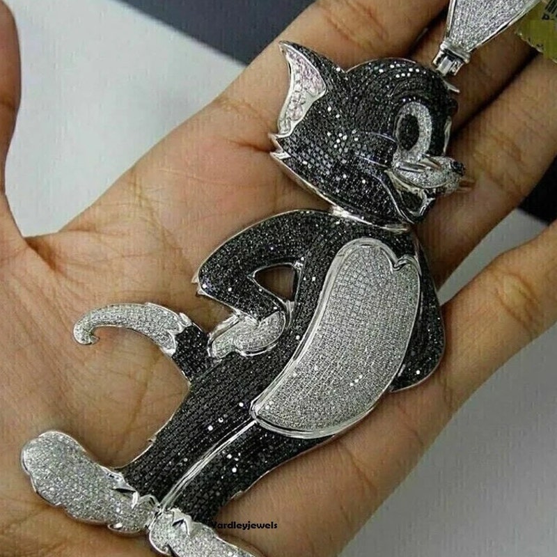 Iced Out Pendant Cartoon - Etsy